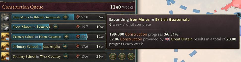 Weird construction queue progress values (1.2 beta 1) | Paradox Interactive Forums