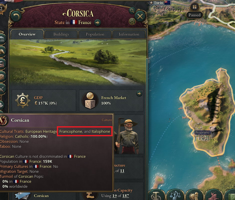 Corsican culture has both Francophone and Italophone traits? | Paradox ...