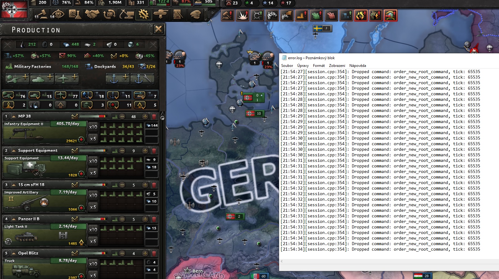 Anyone else - Game randomly crashing since 1.12.10? Also - what does this error mean? | Paradox ...