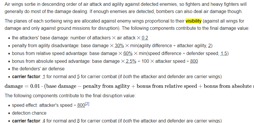 What is the current air speed / agility / attack / defence formula ...