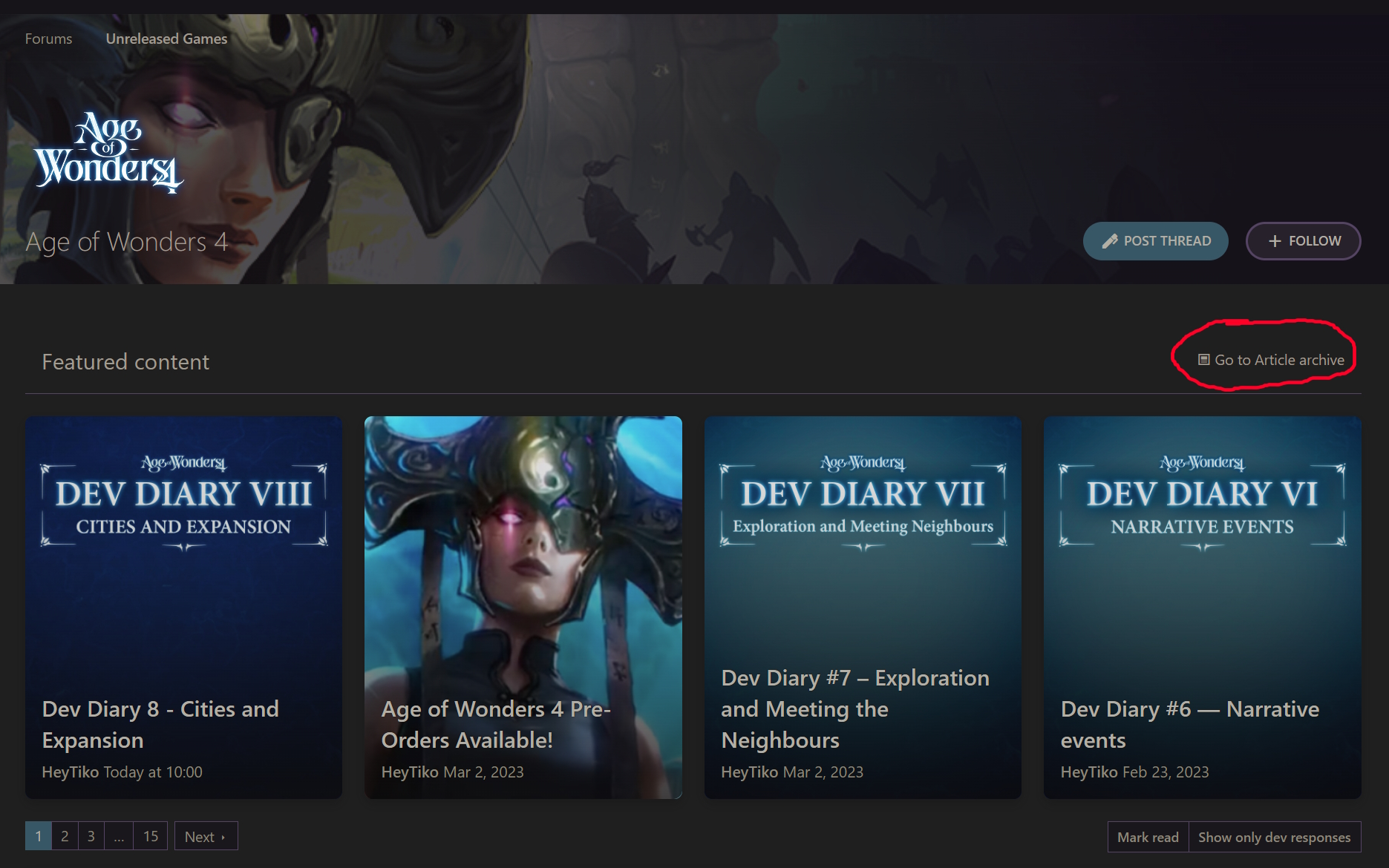 List of all dev diaries? | Paradox Interactive Forums