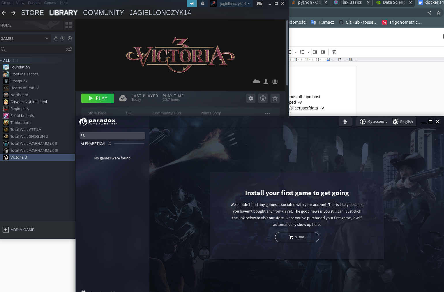 link paradox launcher and Victoria 3 from steam in ubuntu | Paradox ...