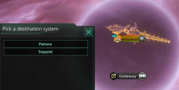 You Can Not use Wormholes, Gateways or H-Relays with Subspace drives ...