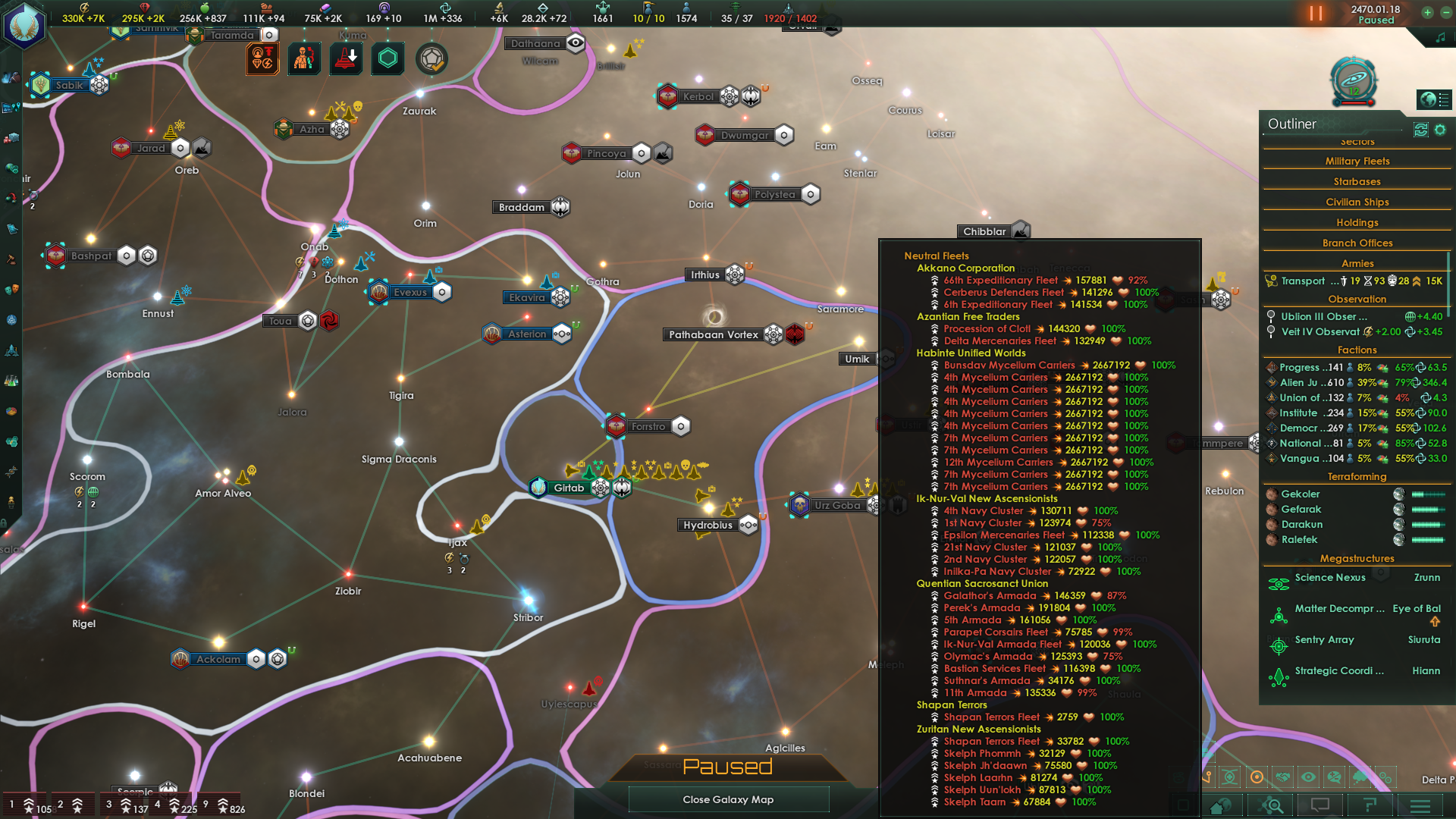 Confirmed - Stellaris - Solarpunk 'primitive' nation spams fleets if ...
