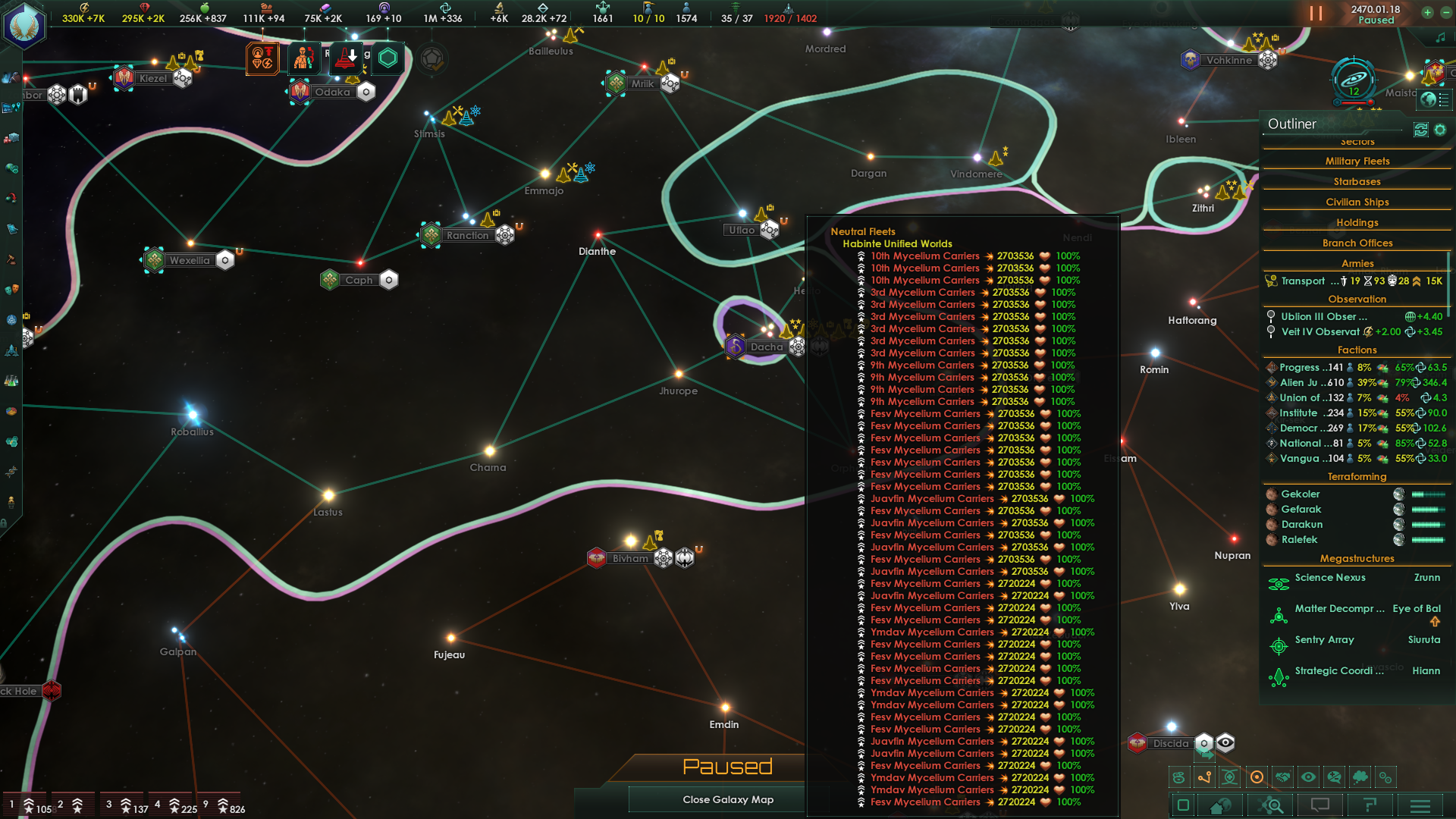 Confirmed - Stellaris - Solarpunk 'primitive' nation spams fleets if ...