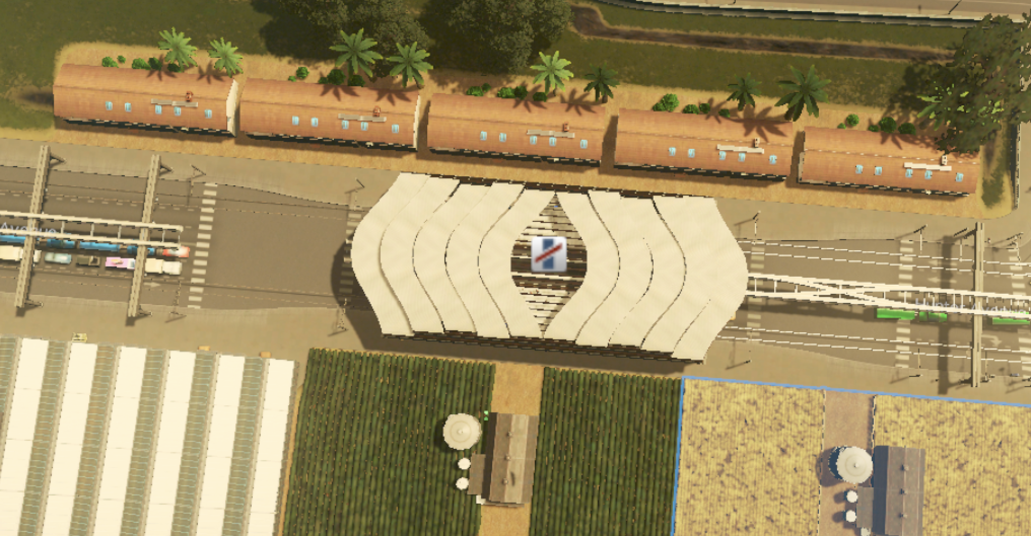 Monorail track over roads not connecting properly connecting with new ...