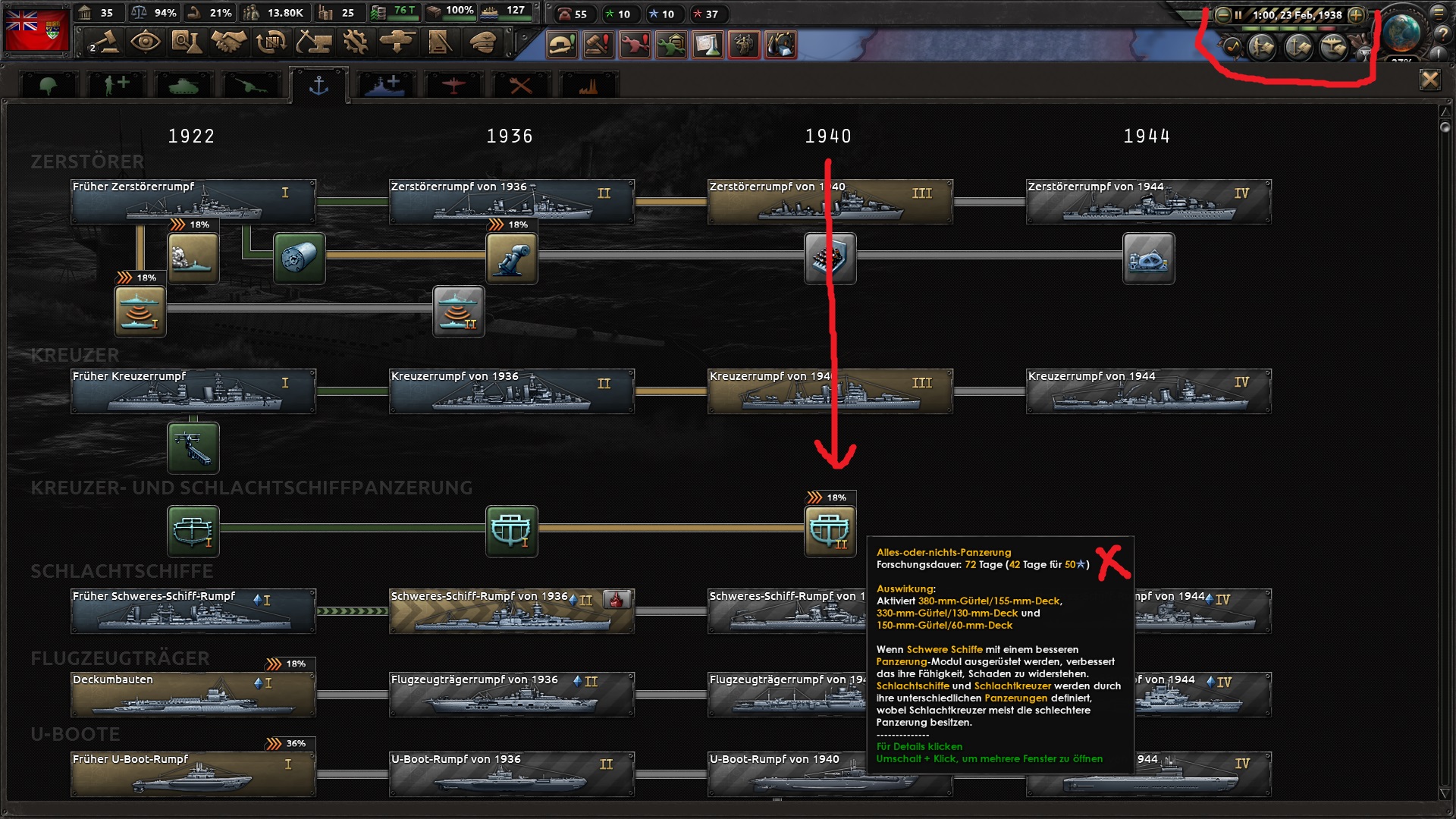 As Designed - HoI 4 - MTG tech "All-or-Nothing Armor Scheme" is lacking start_year argument ...