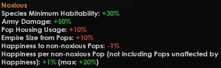 Noxious and Inorganic Breath should be negative traits, rather than ...