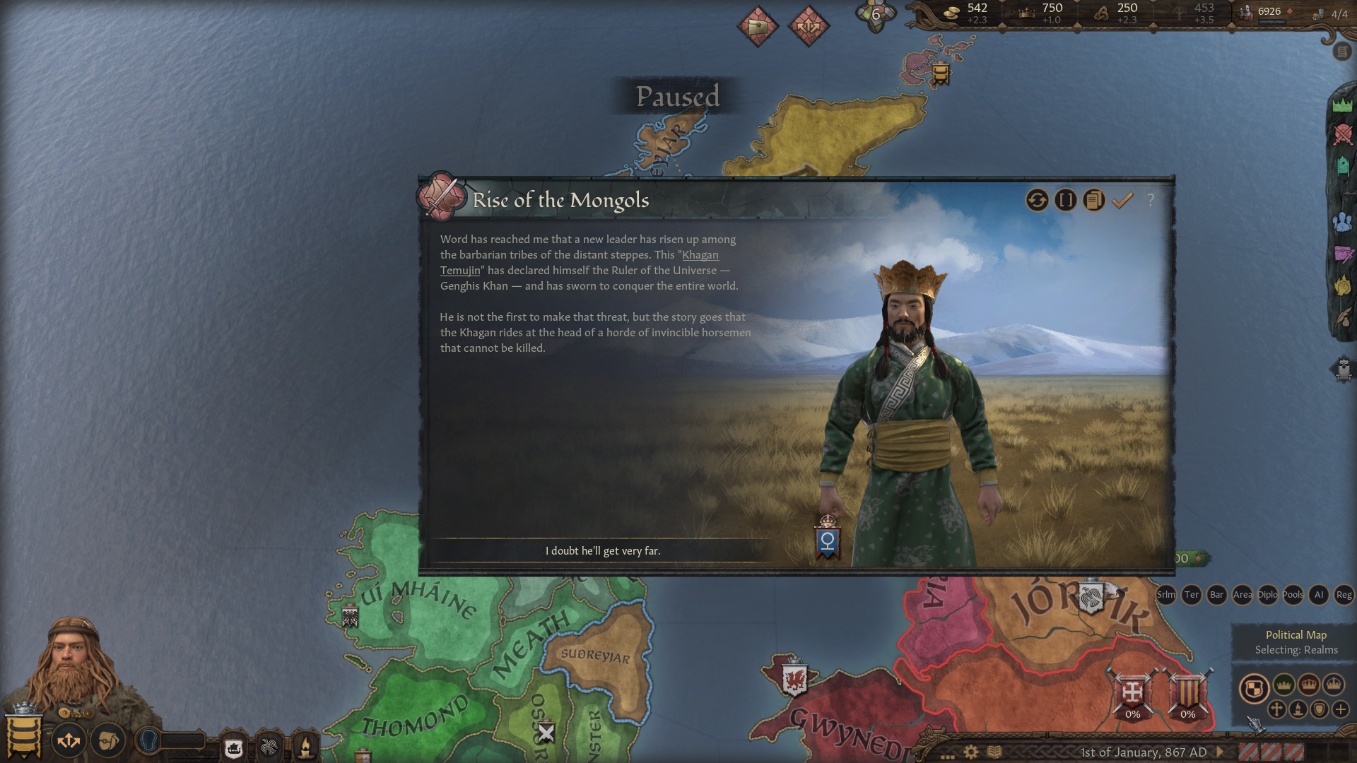 "Random" Mongol Invasion Game Rule Questions | Paradox Interactive Forums