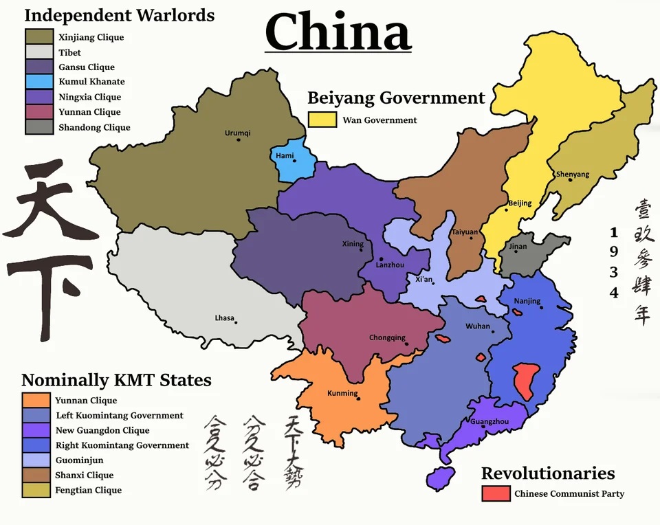 How do you think the Warlord Era should work in Vic 3 for China ...