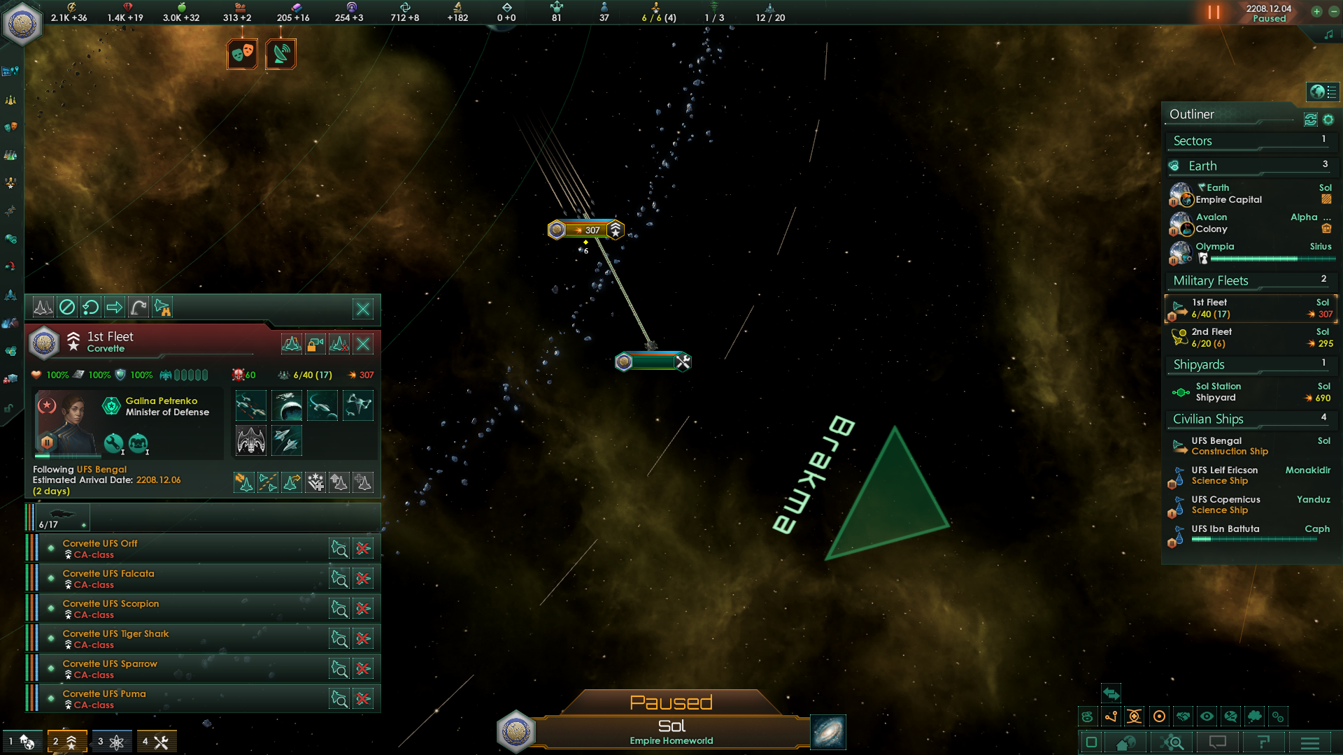 Confirmed - Stellaris - Fleets lose their follow orders after jumping ...