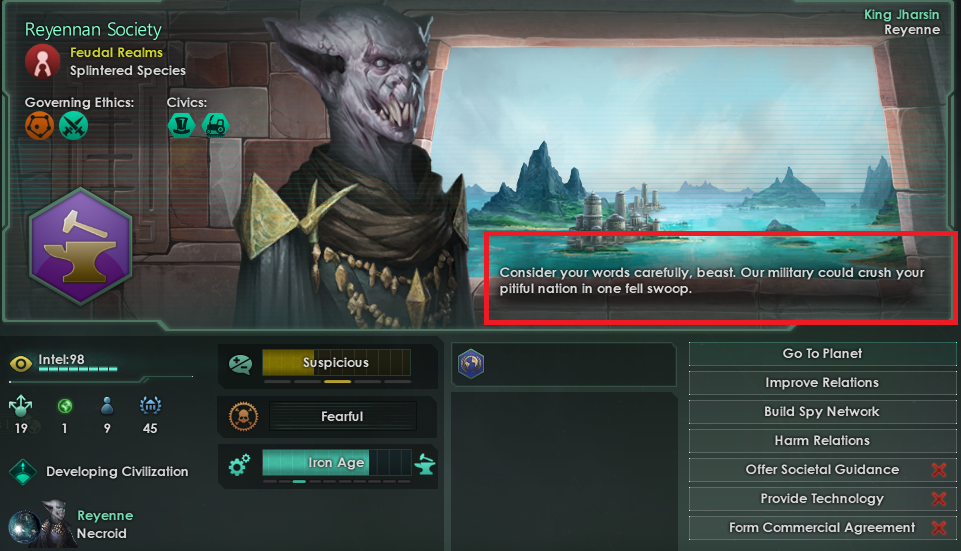 I do not think a pre-FTL civilization should say this... | Paradox Interactive Forums