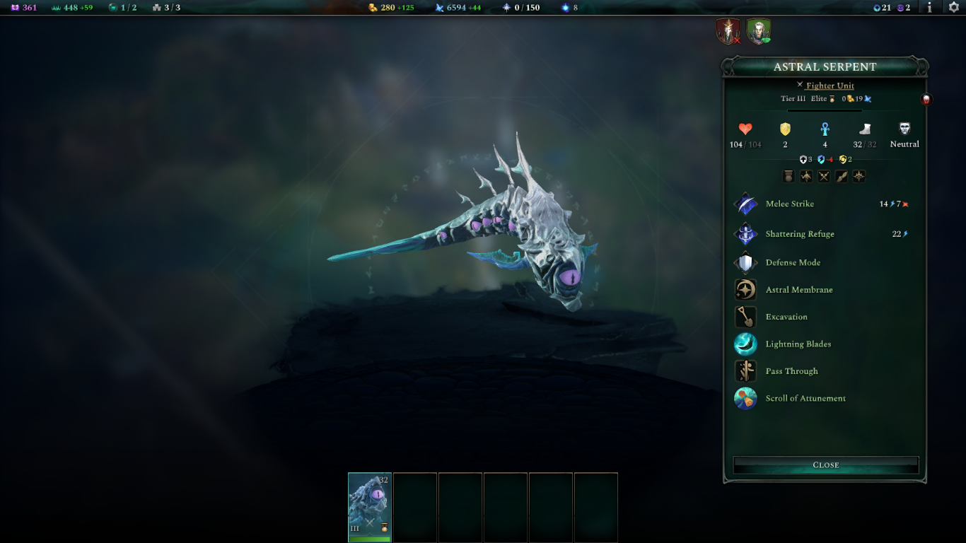 Astral serpents not affected by mana channelers +1 rank. | Paradox ...