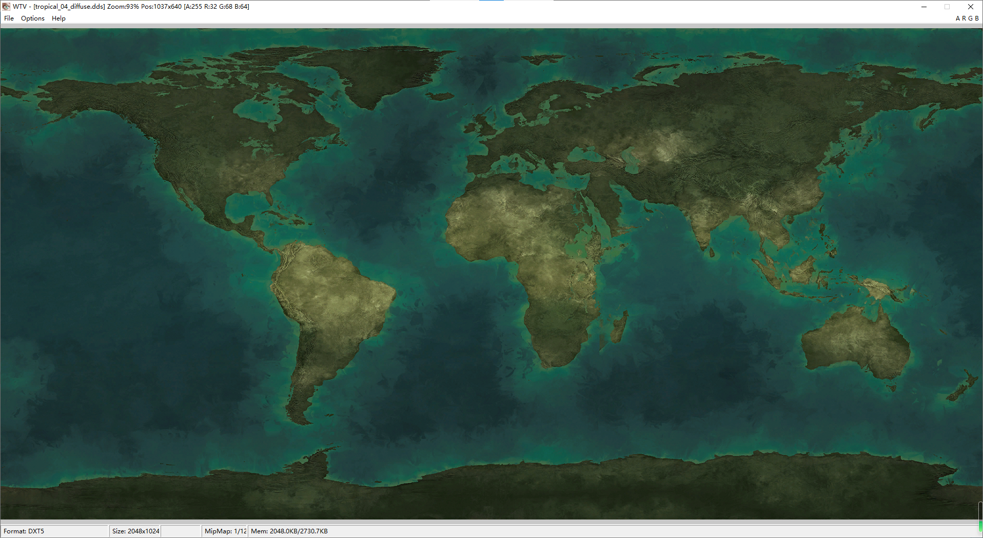 Is this diffuse texture for ocean earth proper? | Paradox Interactive ...
