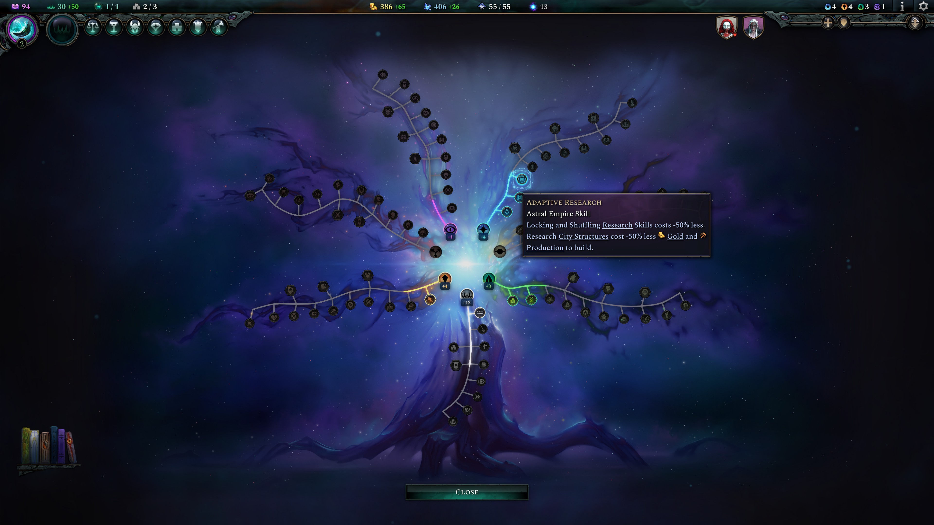In Review - Adaptive Research Astral Skill bug | Paradox Interactive Forums