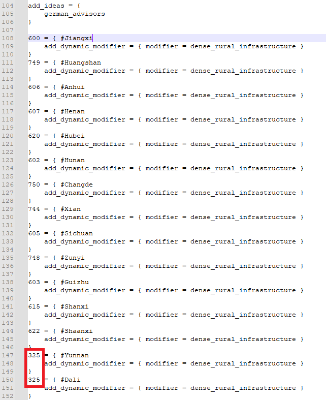 Confirmed - Code error in \Hearts of Iron IV\history\countries\CHI - China.txt | Paradox ...