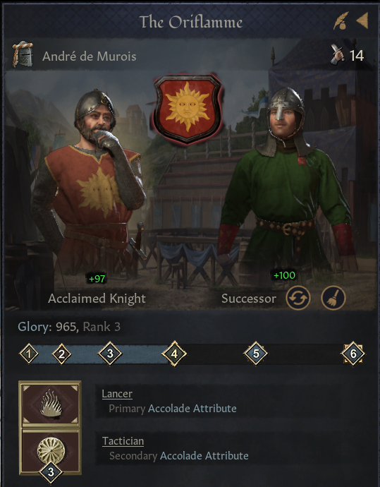 Accolade improvements | Paradox Interactive Forums