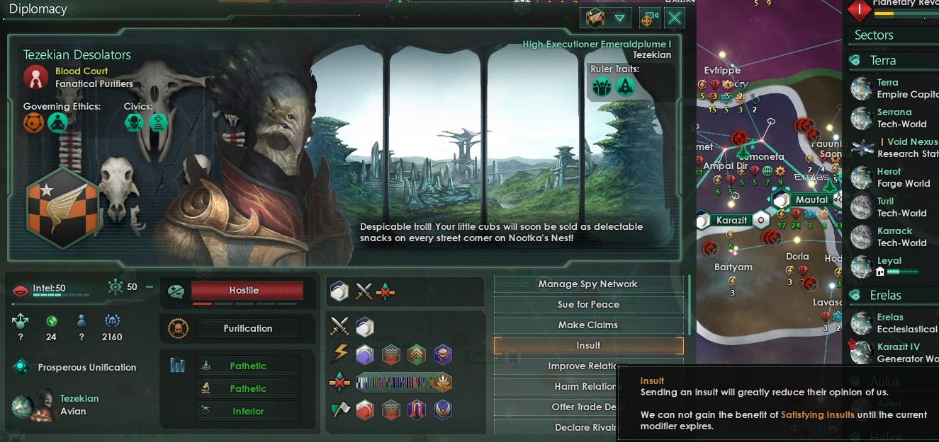 Satisfying insult available | Paradox Interactive Forums