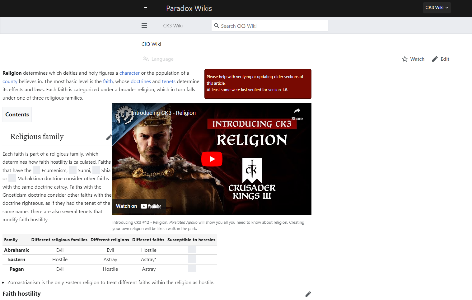 The wiki is broken | Paradox Interactive Forums