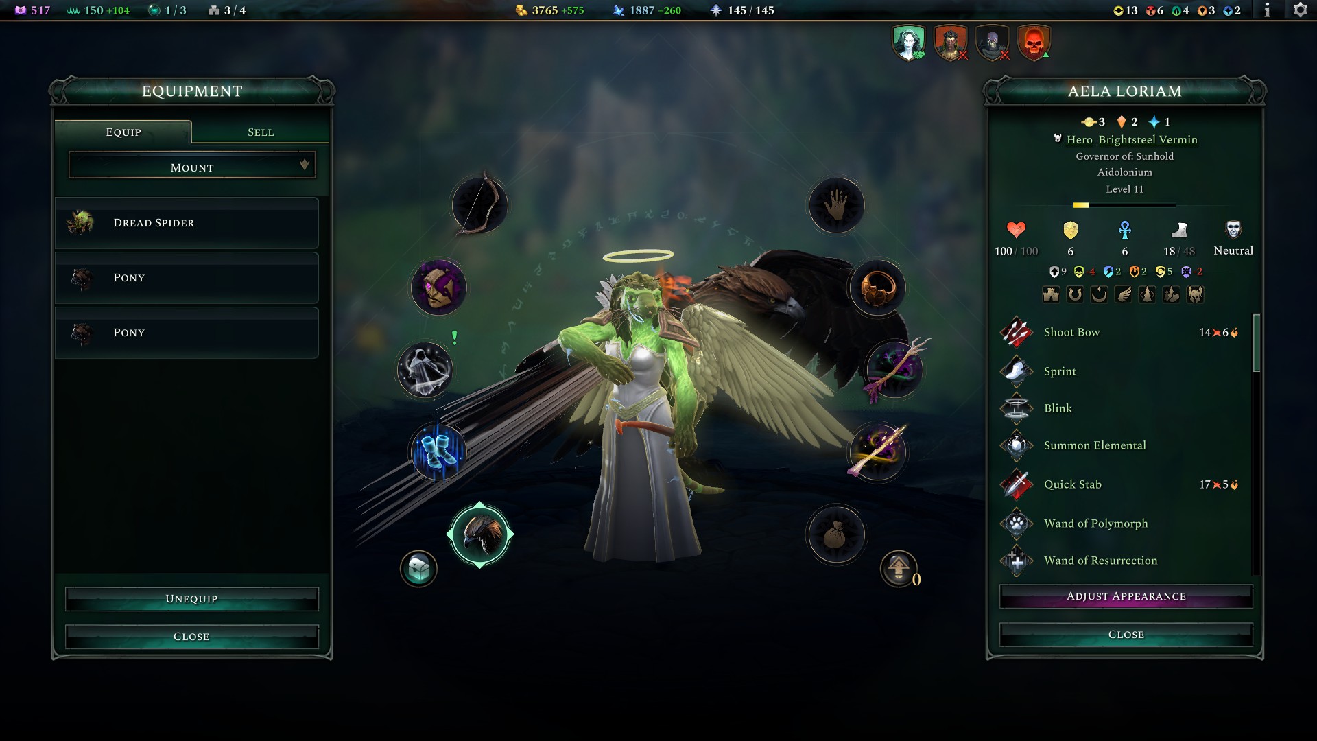 2 Graphical bugs when equipping items | Paradox Interactive Forums