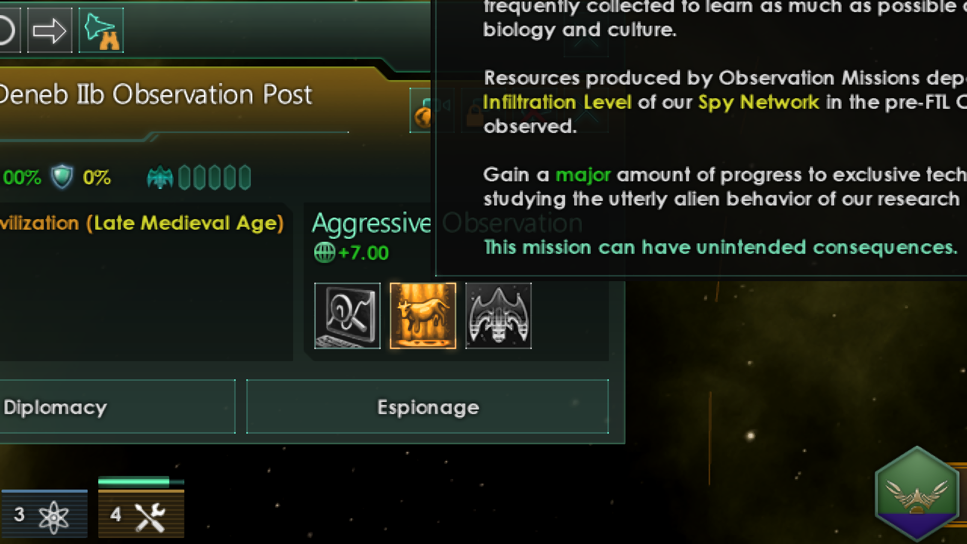 What observation stance is better in the observation posts ...