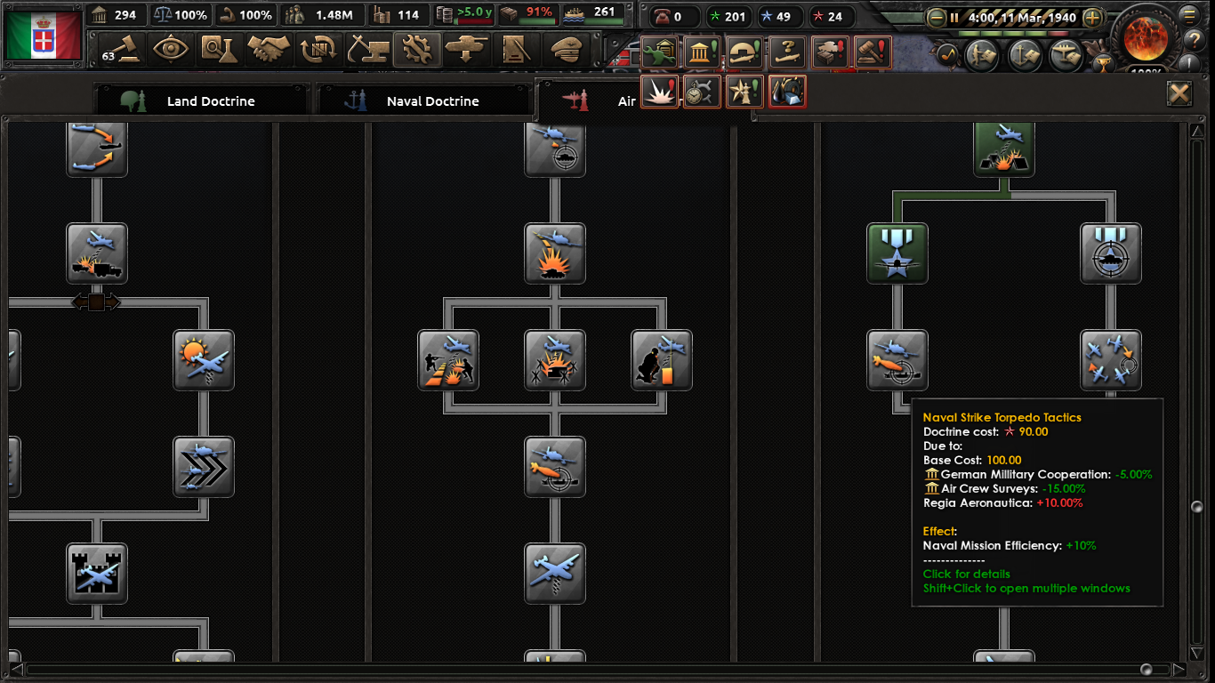 Confirmed - Doctrine Cost Bonus from Theorist not applied | Paradox Interactive Forums