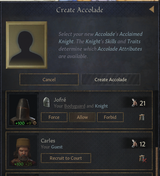 Allow guests to appear in your court position selection screen ...