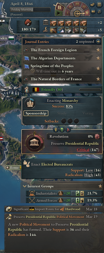 Too much information is condensed in the right side of the screen ...