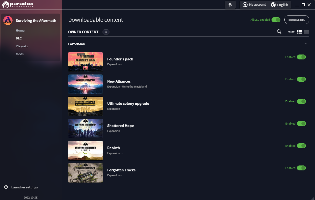 DLC not showing | Paradox Interactive Forums