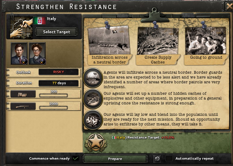 HoI4 Espionage - How to Help | Paradox Interactive Forums